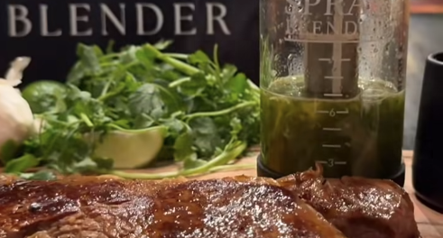 Flank Steak Taco Spritz – Spray Blender